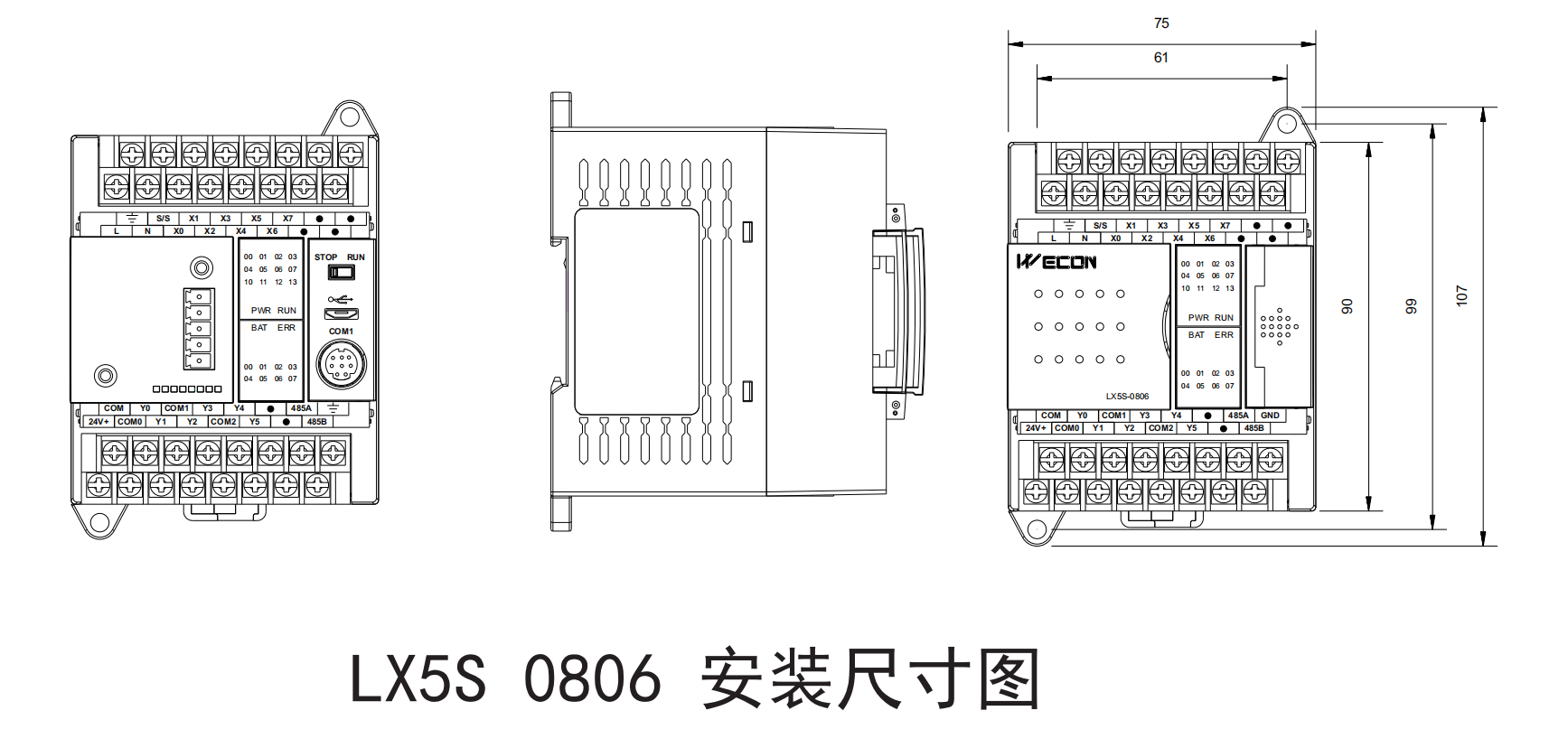 LX5S-0806M PLC；LX5S-1208M PLC——好团队, 好产品，助力智能制造。